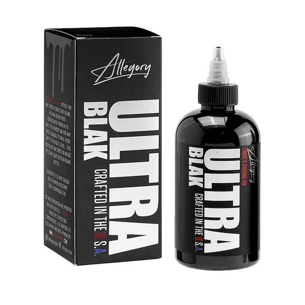 Allegory Ultra Blak Tattoo Ink – 30ml, 60ml & 240ml | Monsters Ink